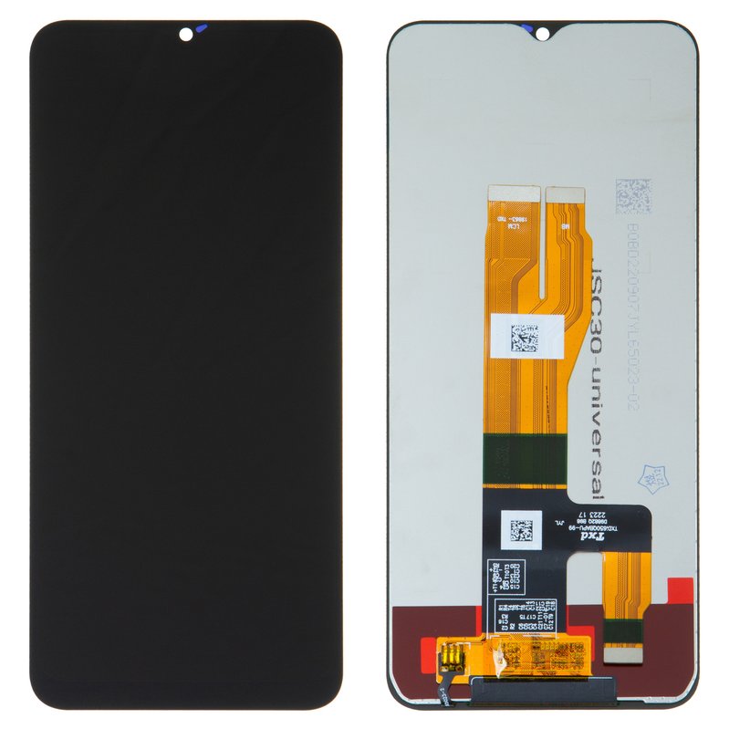 LCD compatible with Realme C30, C33, (black, without frame, High Copy ...